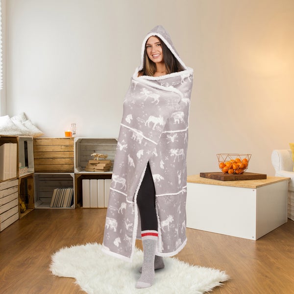 S&Co. Home - Hooded Throw with Sherpa – Shop Smart Canada
