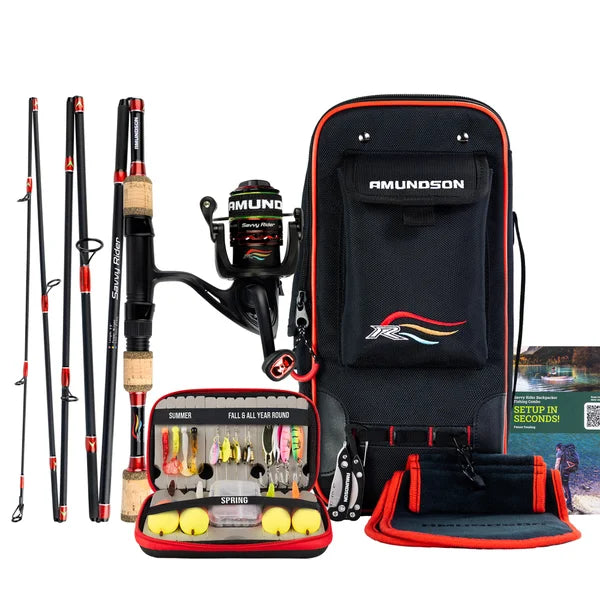 Amundson Savvy Rider Backpacker R6 Fishing Kit – Shop Smart Canada